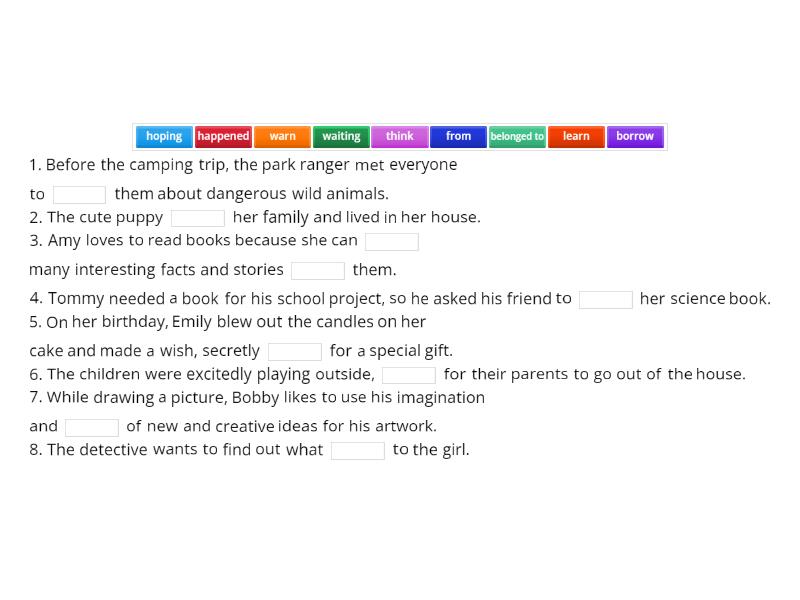 Insight A2+ Prepositional phrases Unit 2 - Complete the sentence