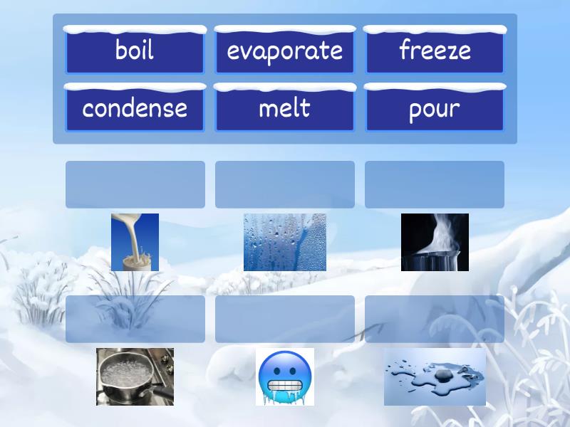 Science verbs - Match up