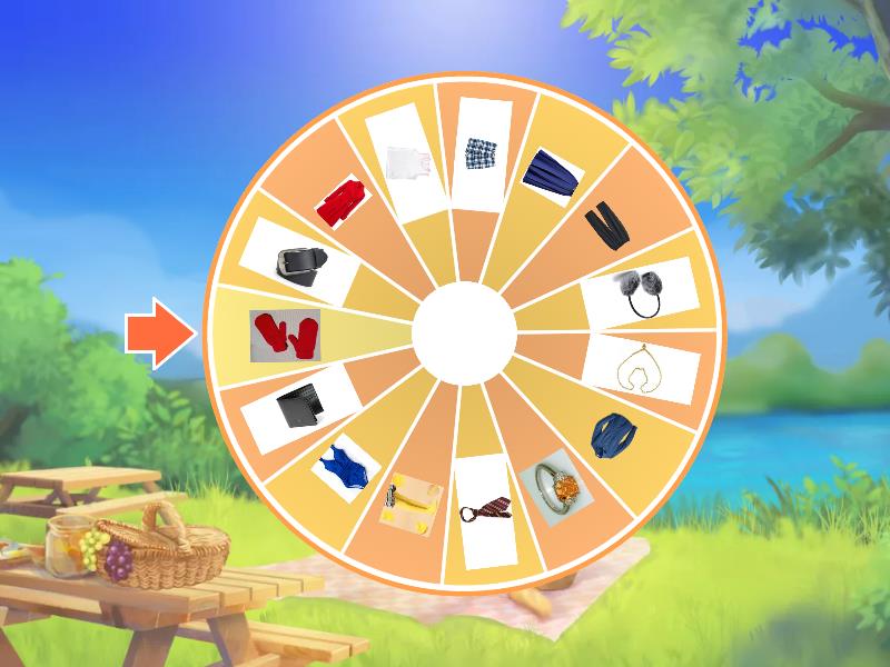 clothes matching - Spin the wheel
