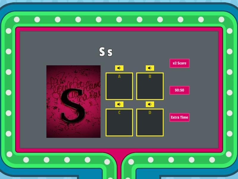 Letters - Gameshow quiz