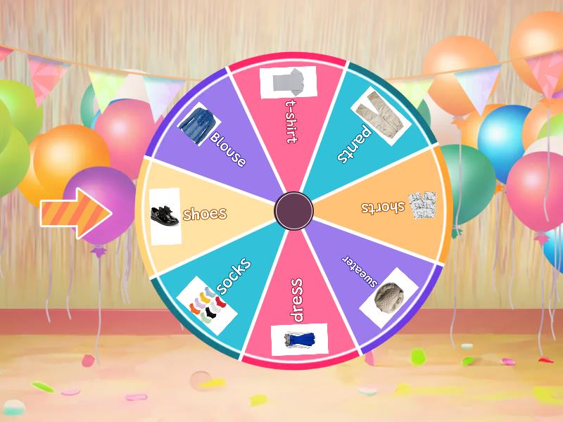 Clothes - Spin the wheel