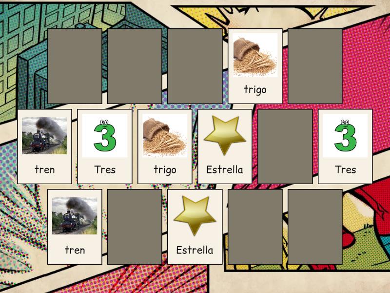 Palabras con TR - Matching pairs