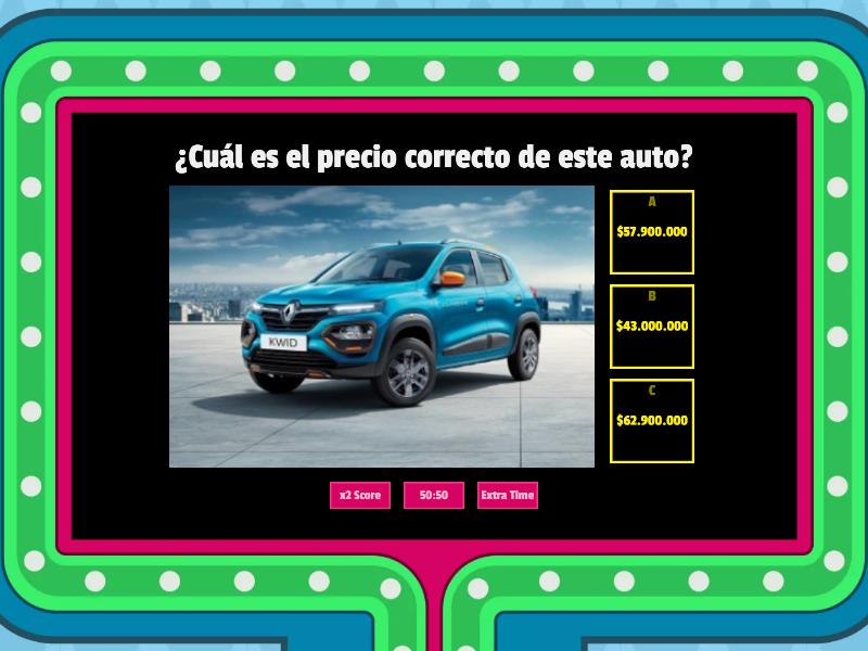 Copia de El precio es correcto - Gameshow quiz