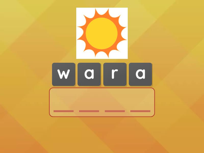 Panahon - Weather - Anagrama