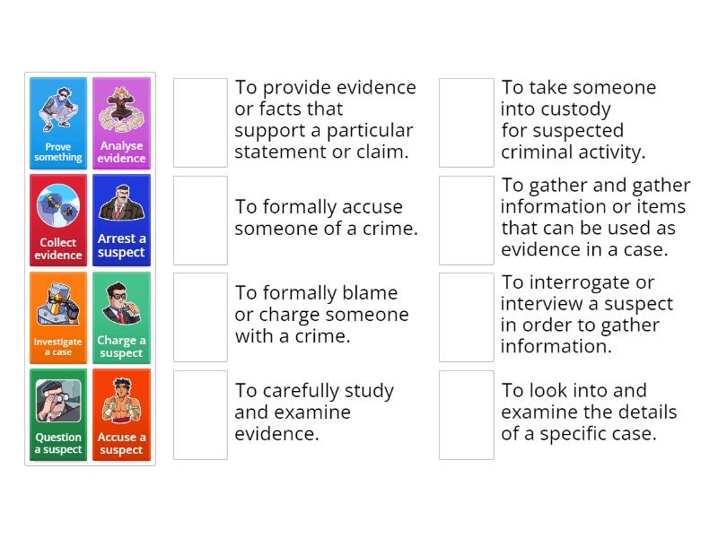 Before exercise - Match up