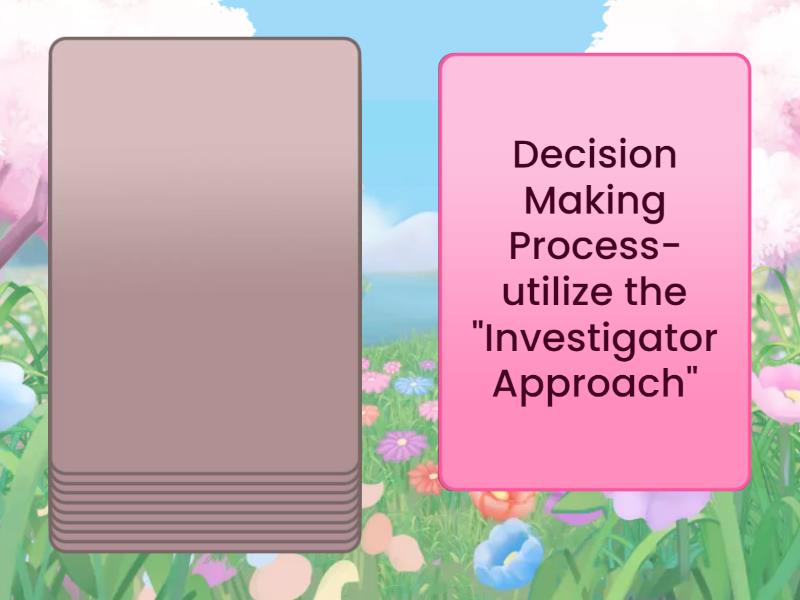 Sandler Steps - Speaking cards