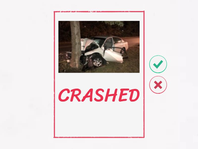 CAR ACCIDENTS - Flash cards