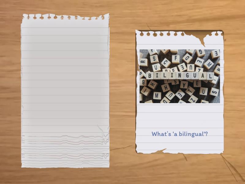 Introduction to Bilingualism - Cartas al azar