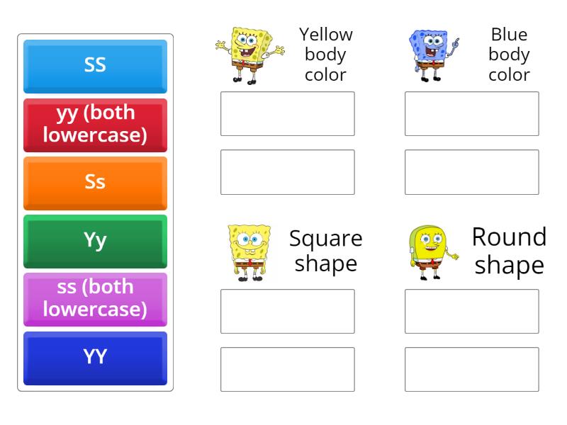 Spongebob Genetics Practice Part 2 Group Sort 7426