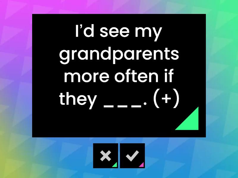 EFI U7 guess the sentence 1st and 2nd conditional - Flash cards