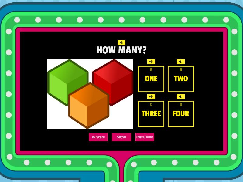 NUMBERS - Gameshow quiz