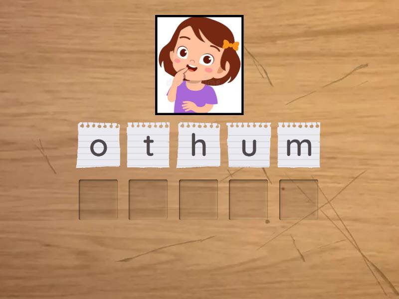 OT1 - Unit 6a - Anagram