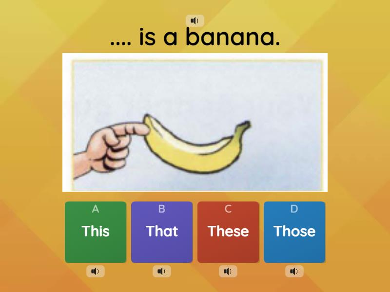 Demonstrative Pronouns: THIS / THAT / THESE / THOSE - Quiz