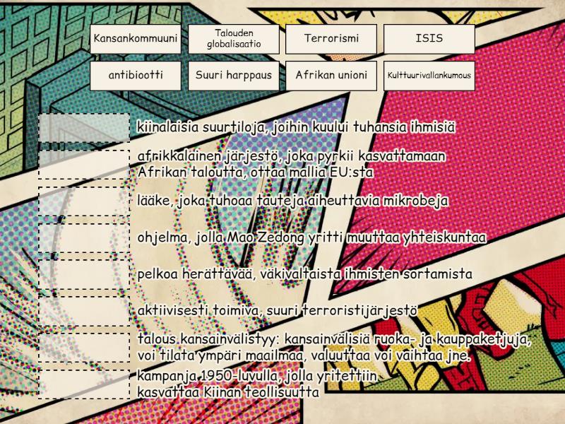 Historia kertaus - Match up