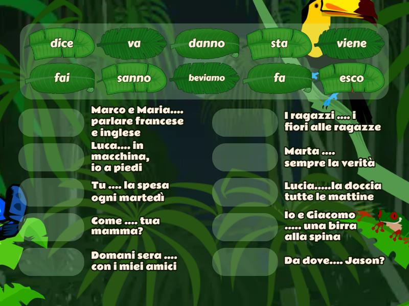 VERBI IRREGOLARI AL PRESENTE - Associação