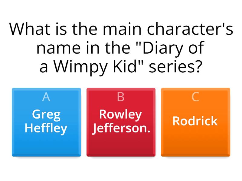 Diary of Wimpy kid movie - Quiz