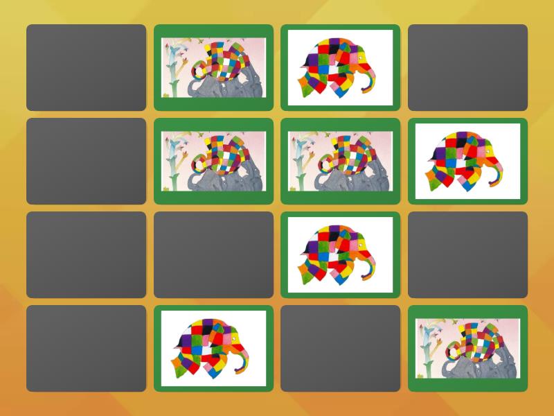 Elmer l'elefante variopinto - Matching pairs
