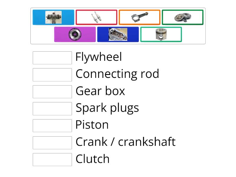 Engine components - Match up