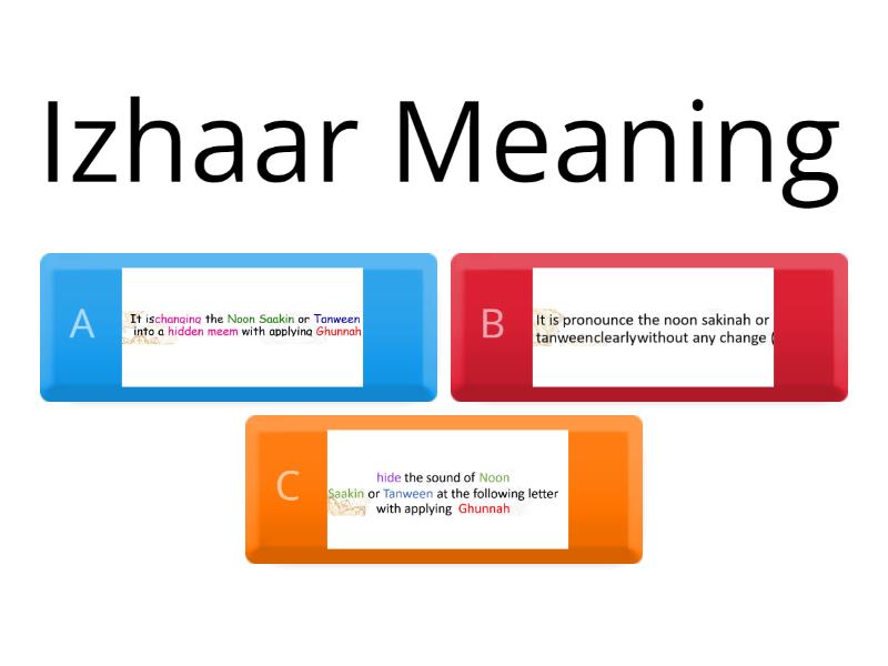 Izhaar - Quiz
