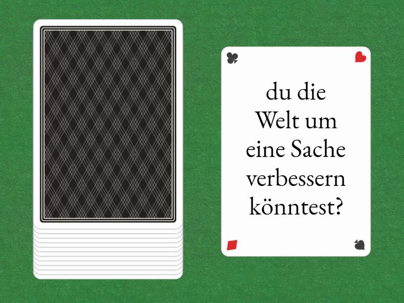 Was wuerdest du machen, wenn - Random cards