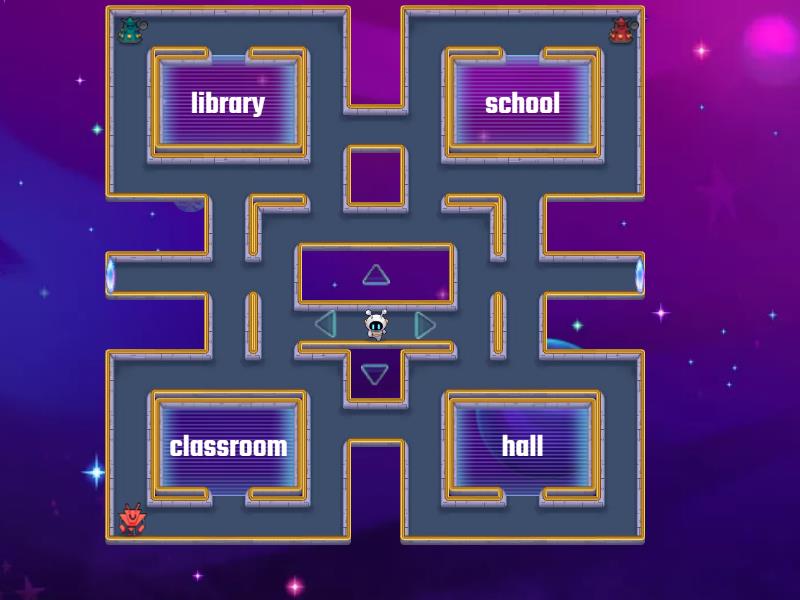 Library - Maze chase