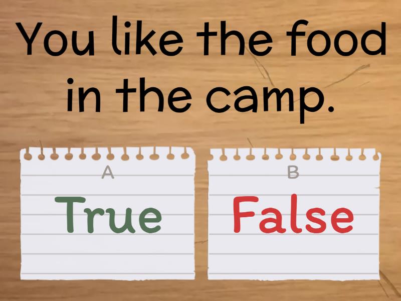 True/False reading Unit 12 FF1 - Cuestionario