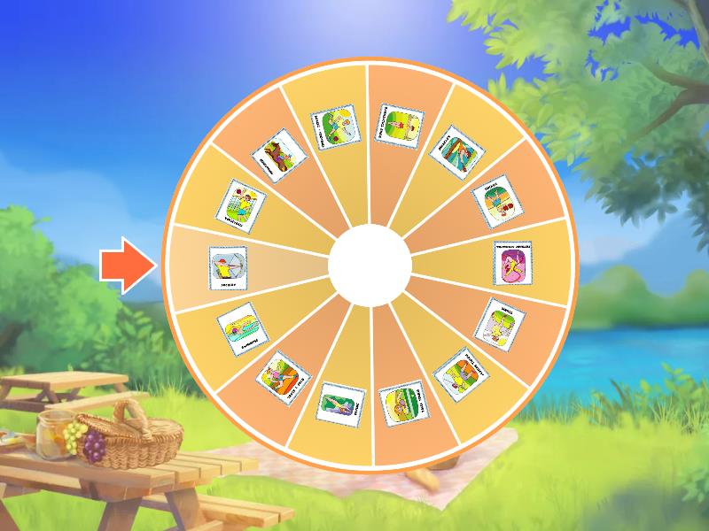 Olympic Bingo Spinner - Spin the wheel