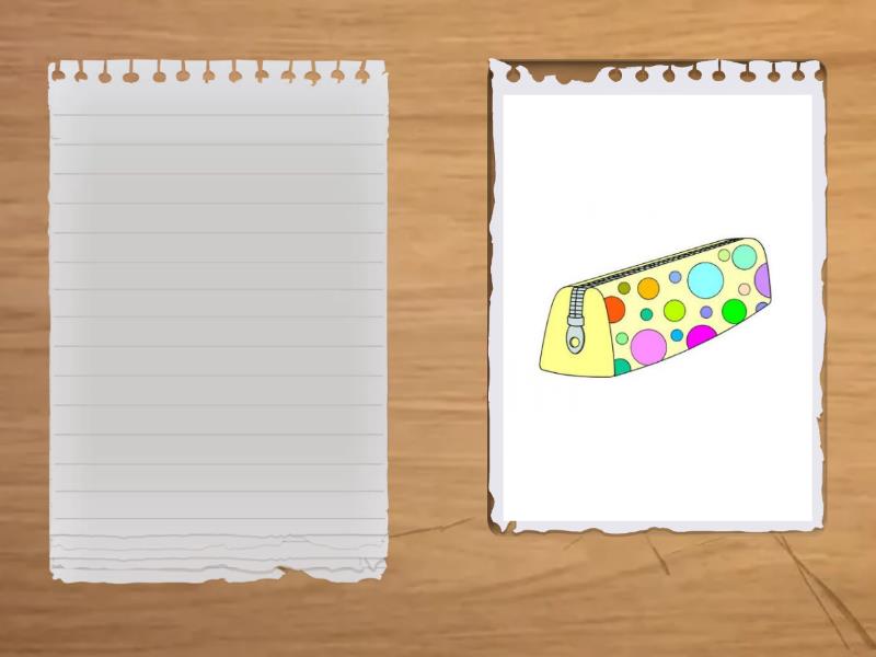 Unit 1_First Day_Lesson 1_School supplies - Speaking cards