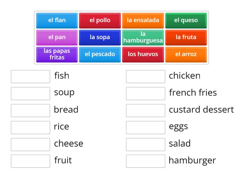 La Comida - Match up
