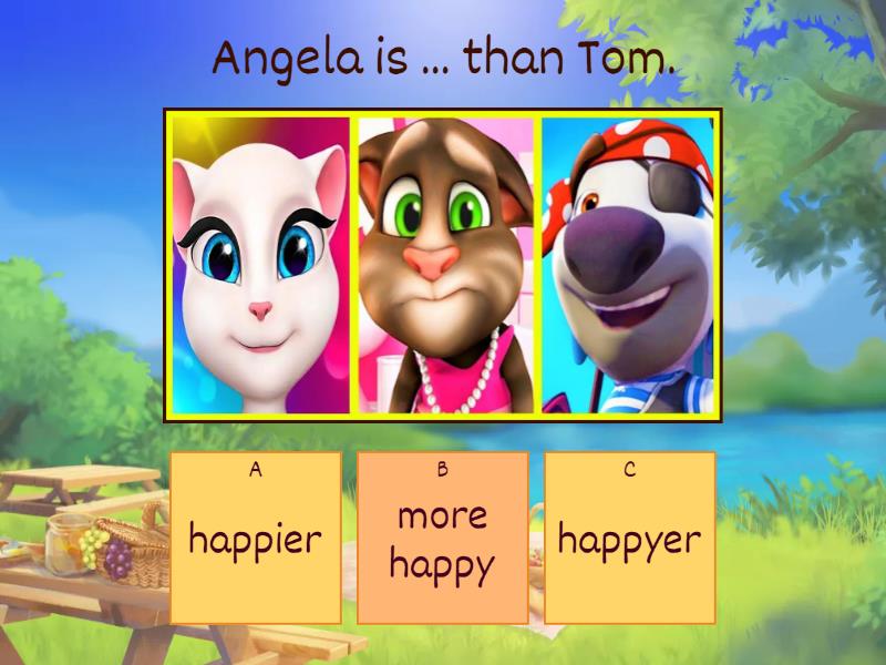 Comparative and superlative adjectives 1 (Lesson "Beach holiday" 3-5 ...