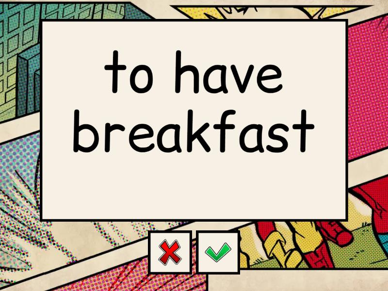 la rutina diaria - Flash cards