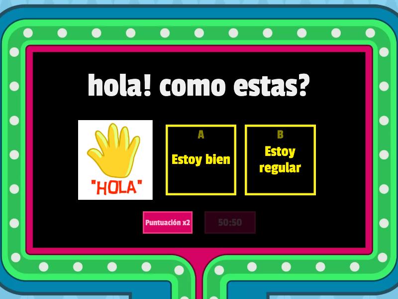 evaluacion unidad 1 - Gameshow quiz