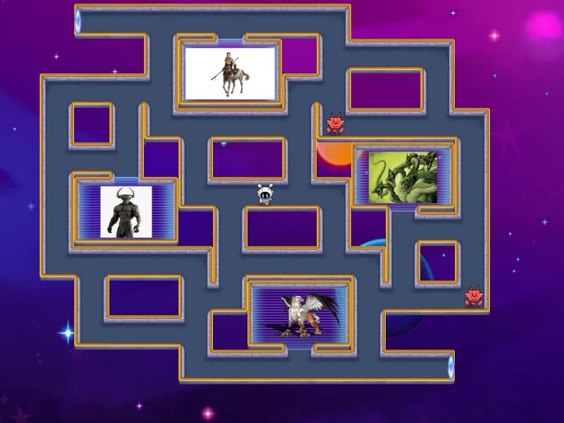 Ancient Greek Mythical Creatures - Maze chase