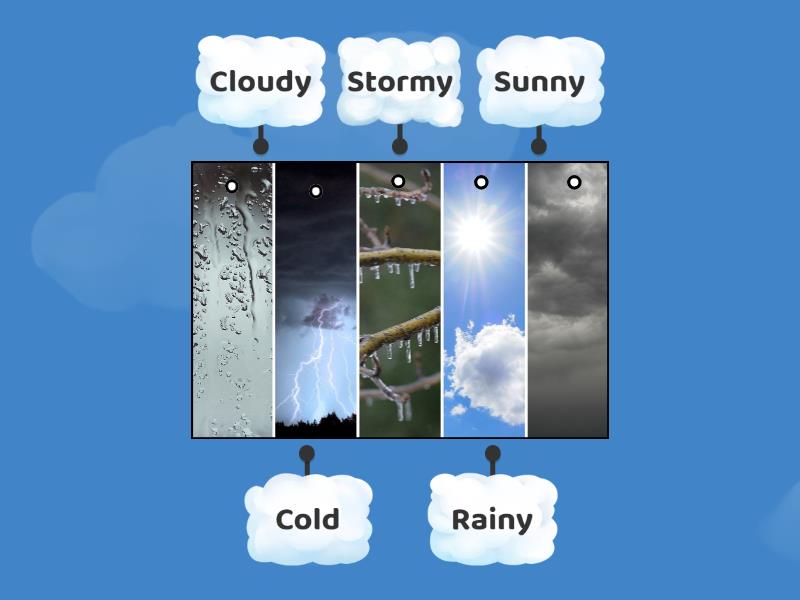 Weather guessing - Labelled diagram