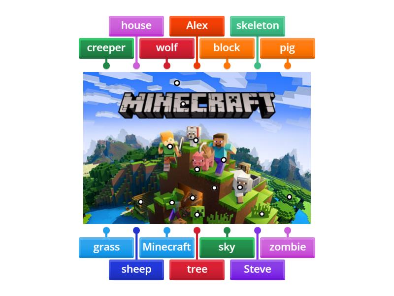 Minecraft - Labelled diagram