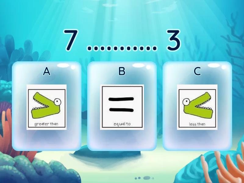 Comparing Numbers KG2 AAIS - Quiz