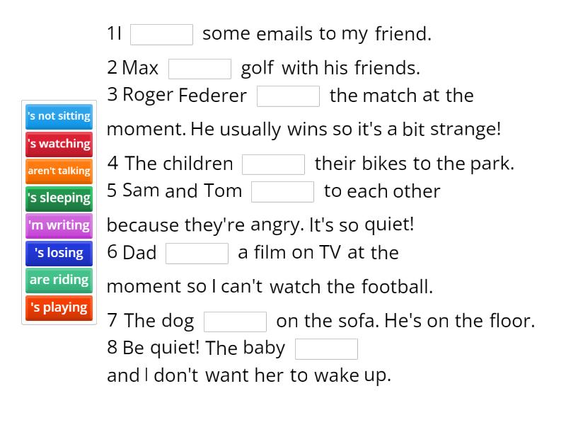 revision unit 8 RM A2 - Complete the sentence