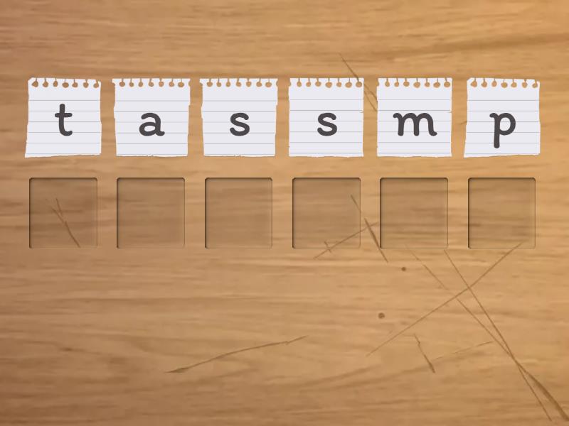 Personal possessions words (Footprints 3 Unit 4) - Anagram