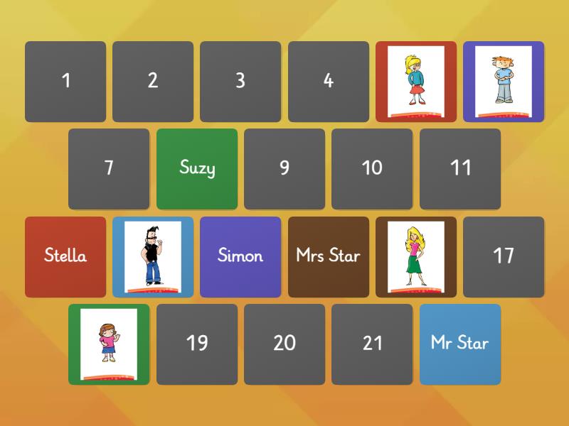 Characters - Matching pairs