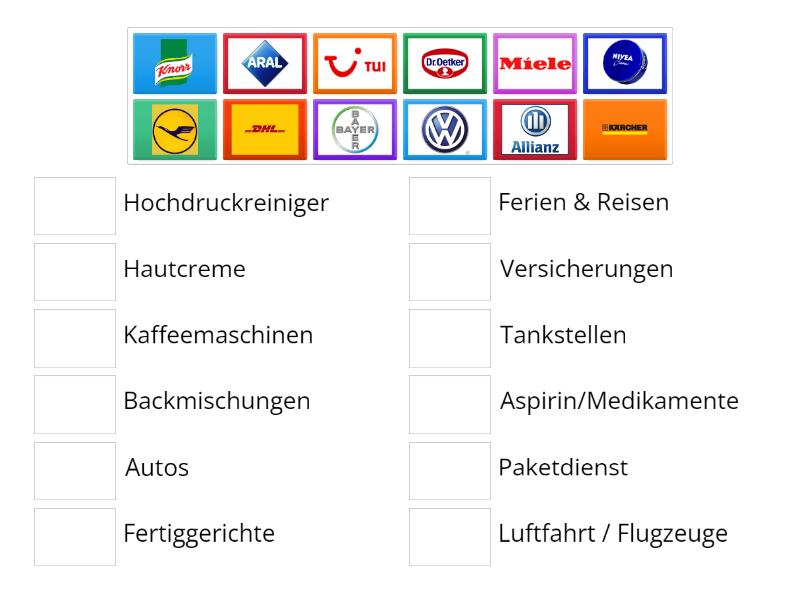 Deutsche Marken - Match up