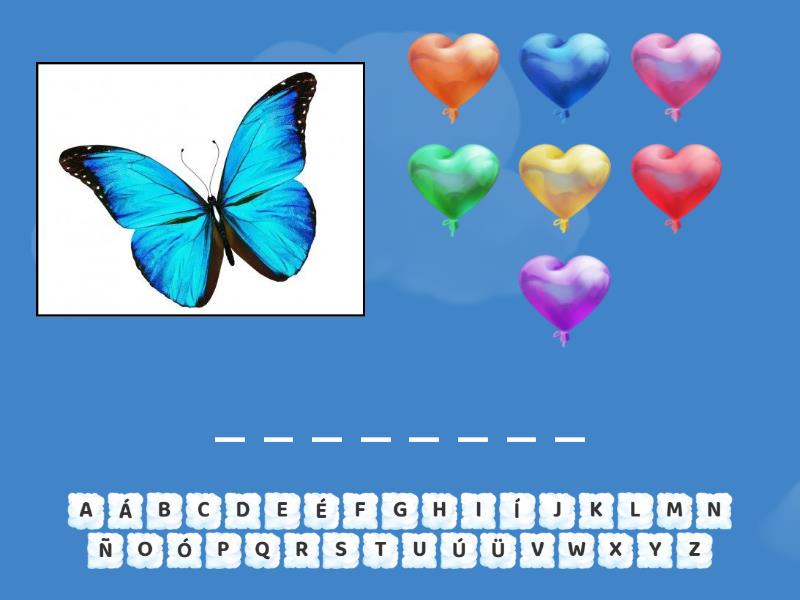 COMPLETA LA PALBRA CON CONSONANTES Y VOCALES - Hangman