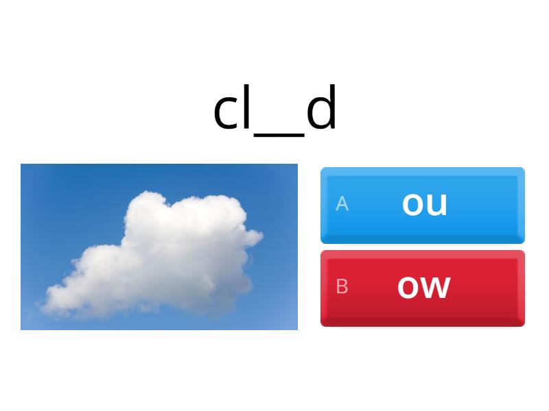 5.11 ou vs. ow Spelling HOZ - Quiz