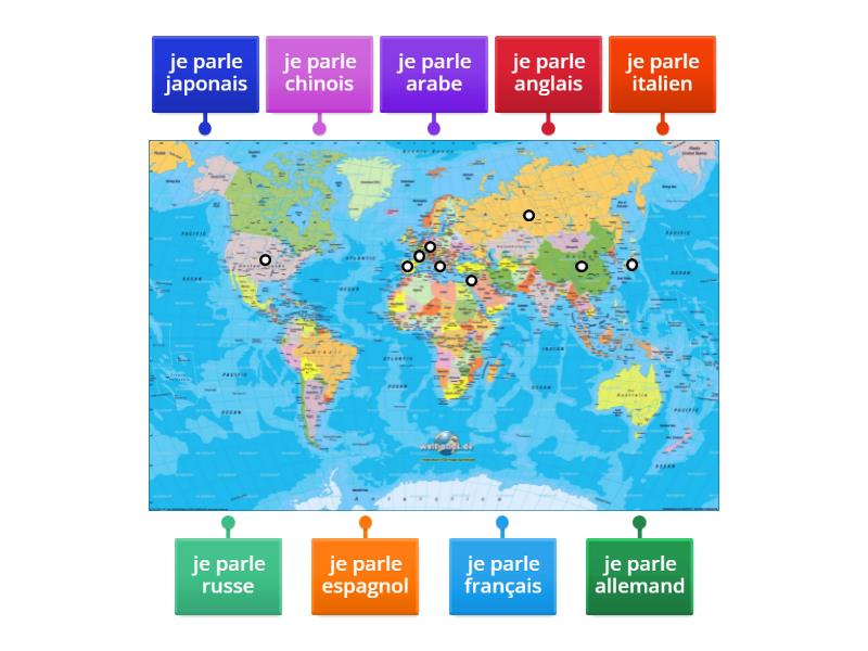 Tu parles quelle langue ? - Labelled diagram