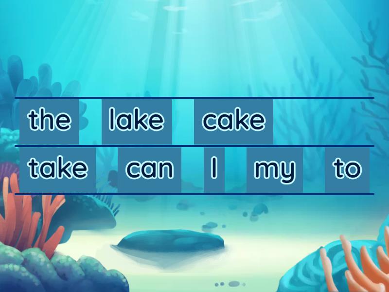 Long a (-ake, ane, -ape) a (-ate, -ace, -ame, -ave) - Unjumble