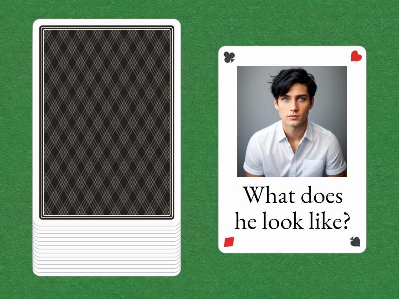 Appearance - Speaking cards