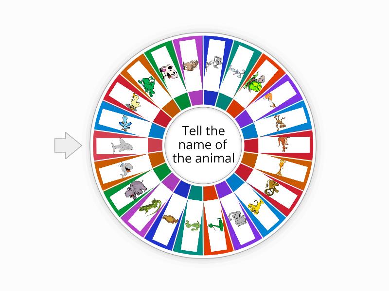 spin Animals - Spin the wheel