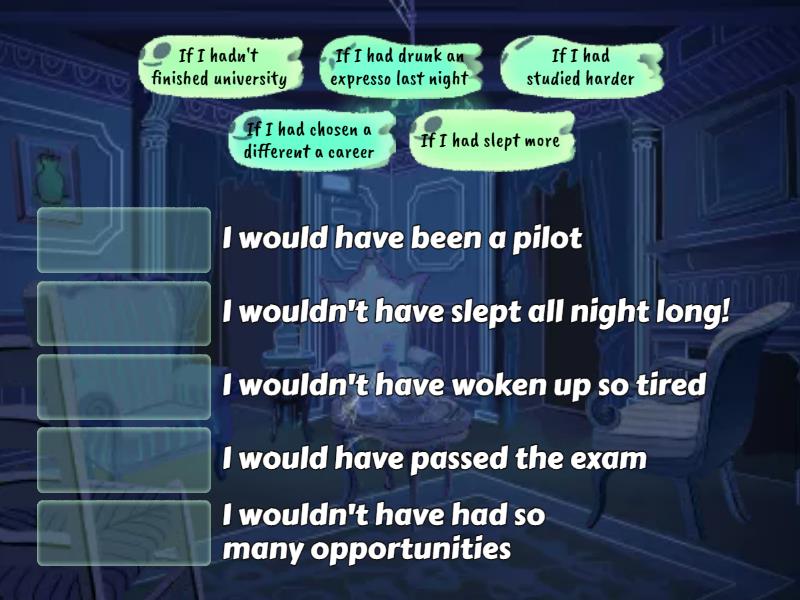 Third conditional - Une las parejas