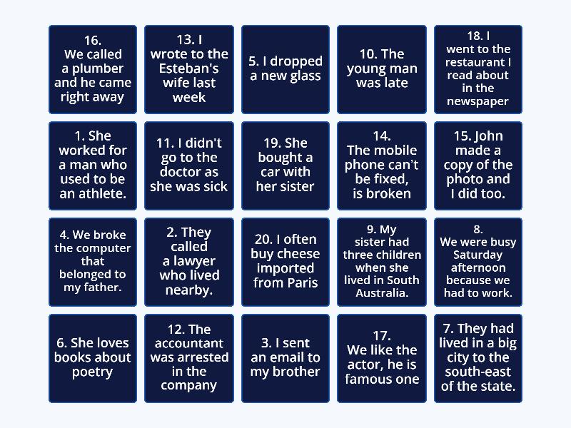 Frases para traducir - Flip tiles