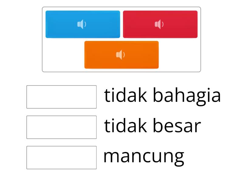 Adjective - Match up