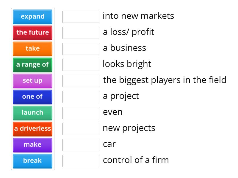 Roadmap B1+ unit 5A - Match up
